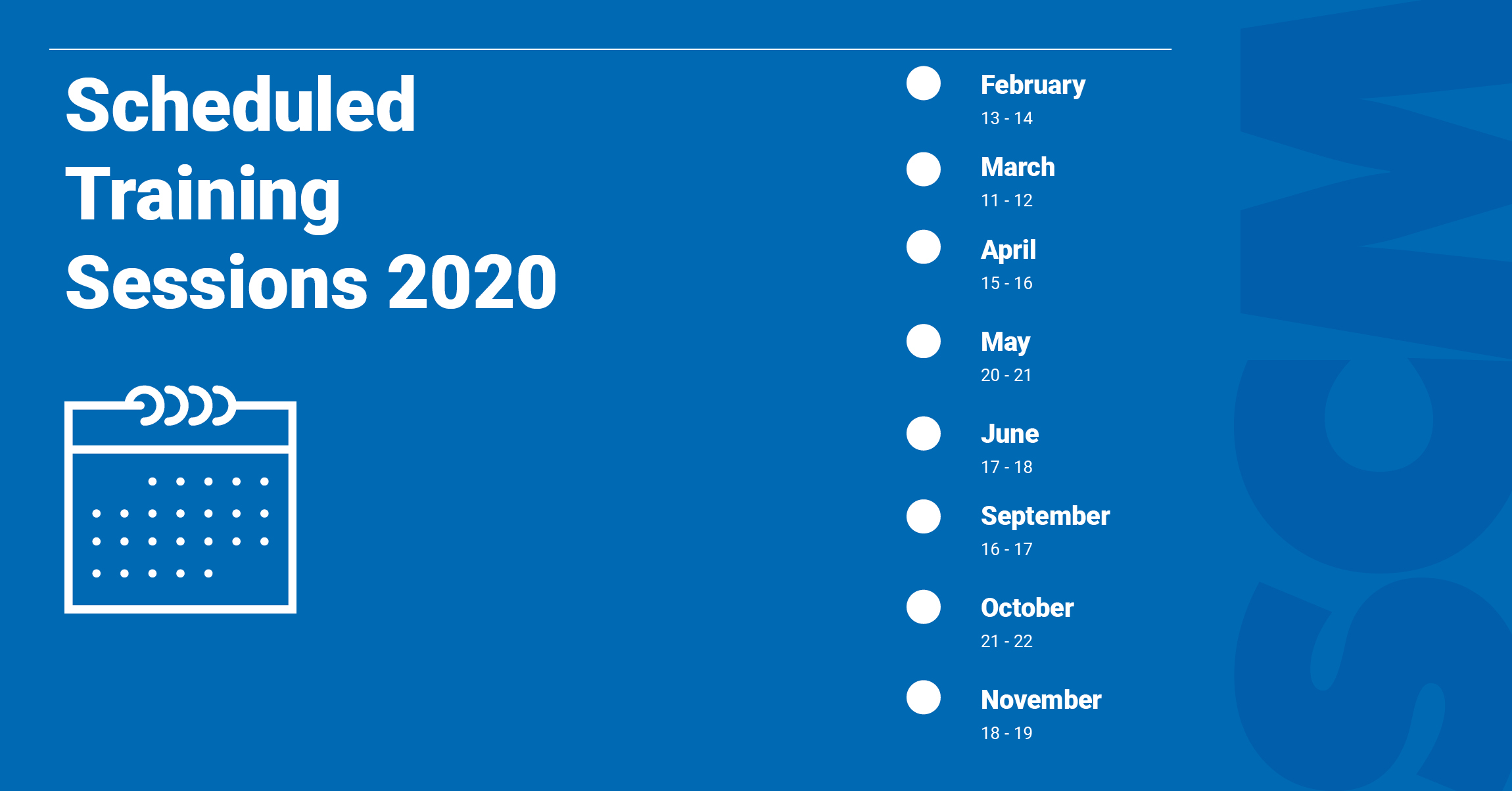 Beijer Ref Academy: Scheduled training sessions 2020 | SCM Frigo