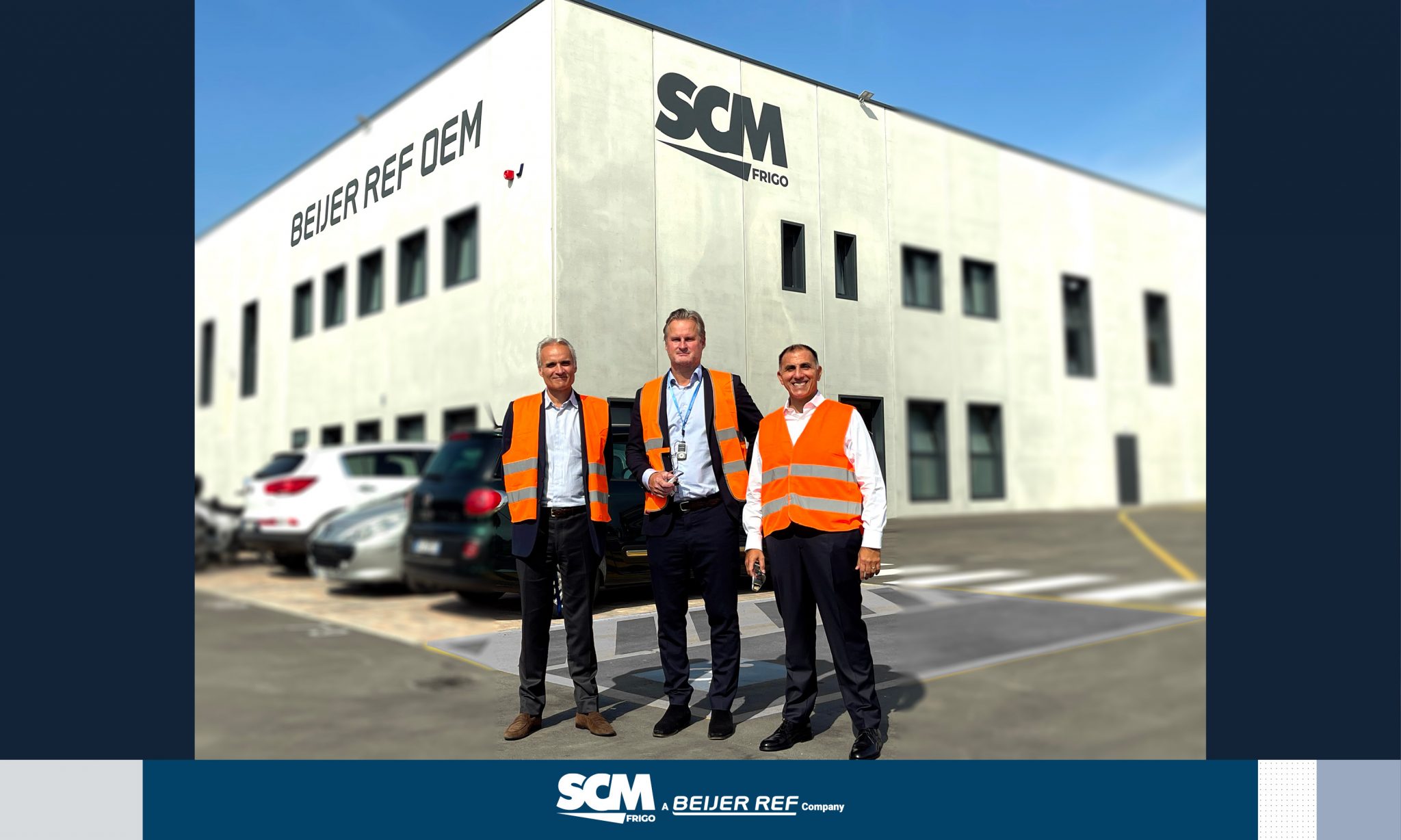 Christopher Norbye, Beijer Ref CEO, came to visit our new headquarters ...