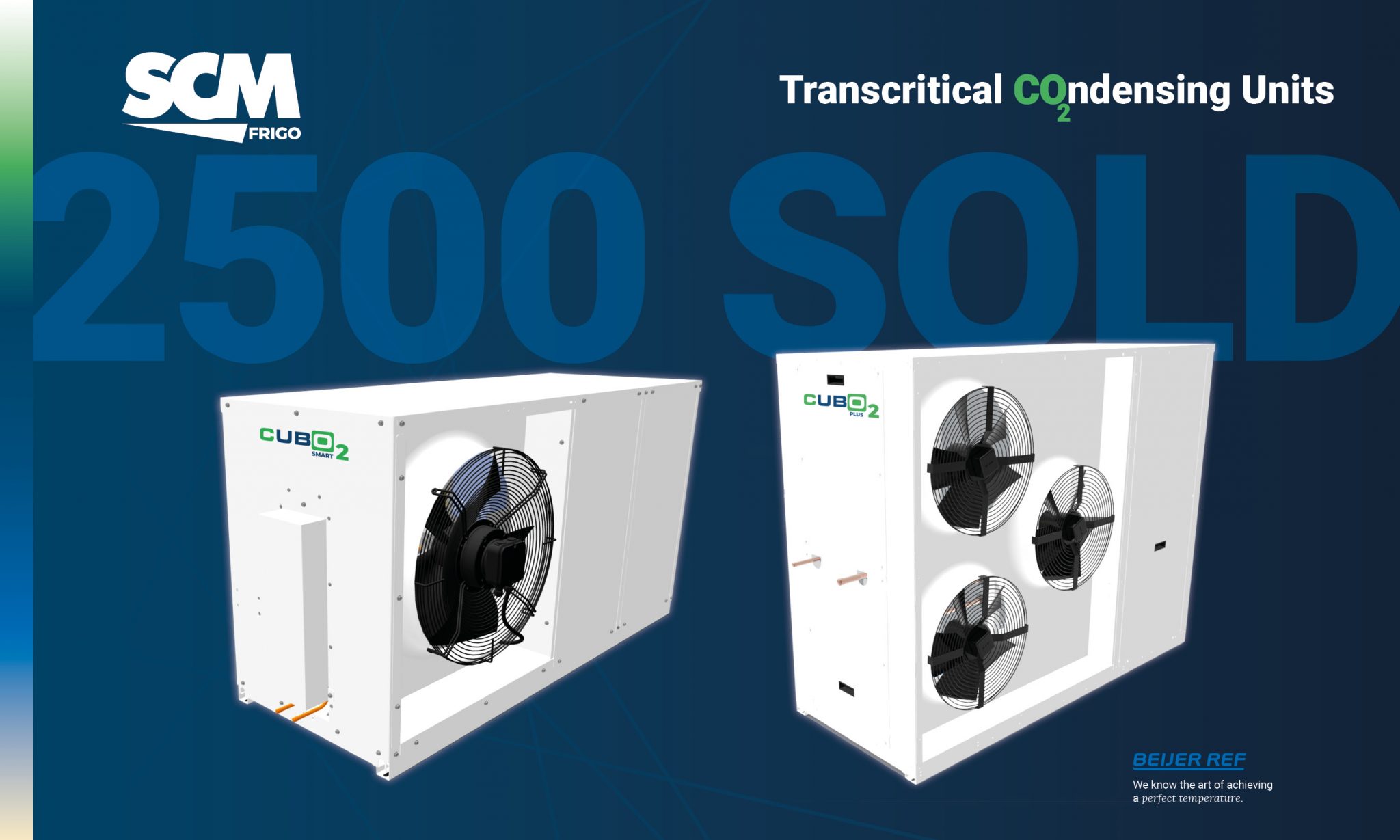 We sold our CO2 condensing unit n°2500! | SCM Frigo